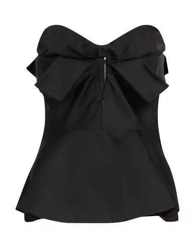 Alexander McQueen Strapless Bow Detail Top
