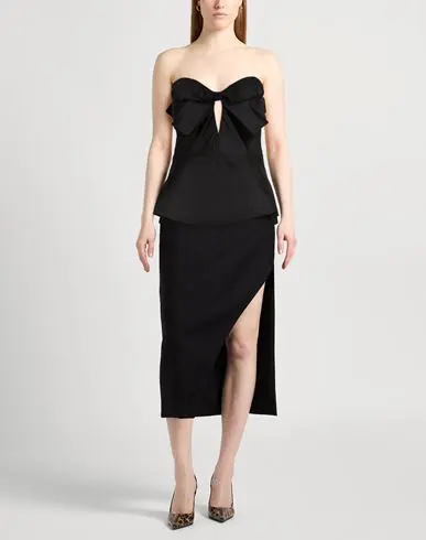Alexander McQueen Strapless Bow Detail Top