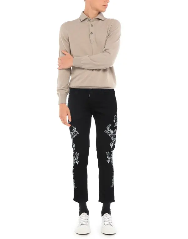 Dolce & Gabbana Cotton Elastane Jeans With Print