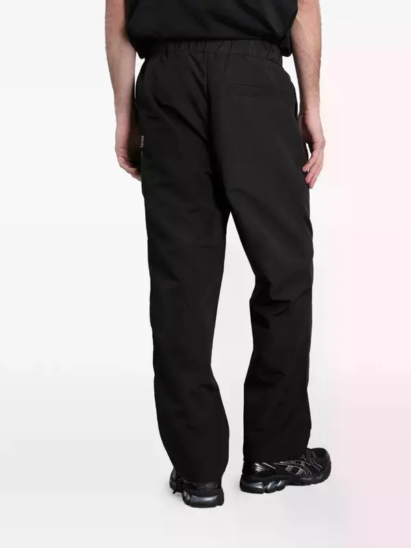 PEACEMAKER OAMC Belted Straight-leg Trousers - Black