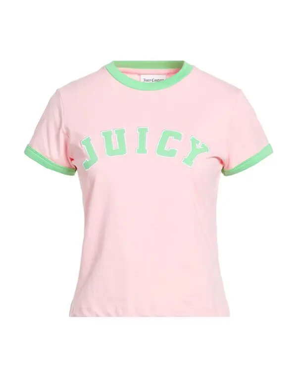 Juicy Couture Light Cotton Elastane T-shirt - Pink