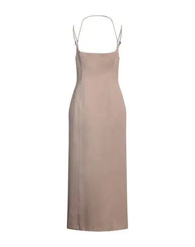 Attico Maxi Dress Virgin Wool