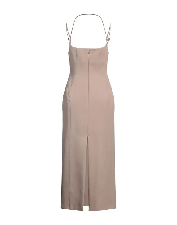 Attico Maxi Dress Virgin Wool