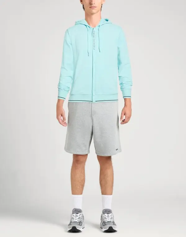 Armani Exchange Zip Up Hoodie - Turquoise