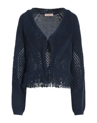 TWINSET Knitted Cardigan With Fringe Detail