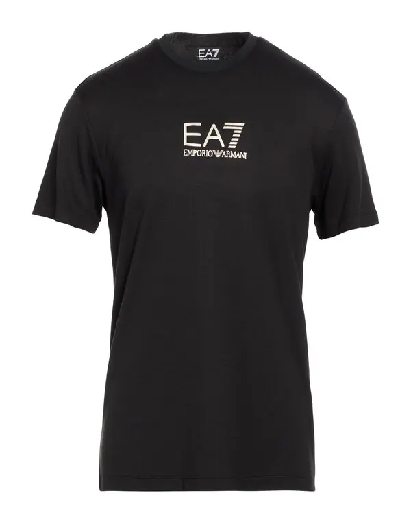EA7 T-shirt Size Viscose, Polyamide, Elastane