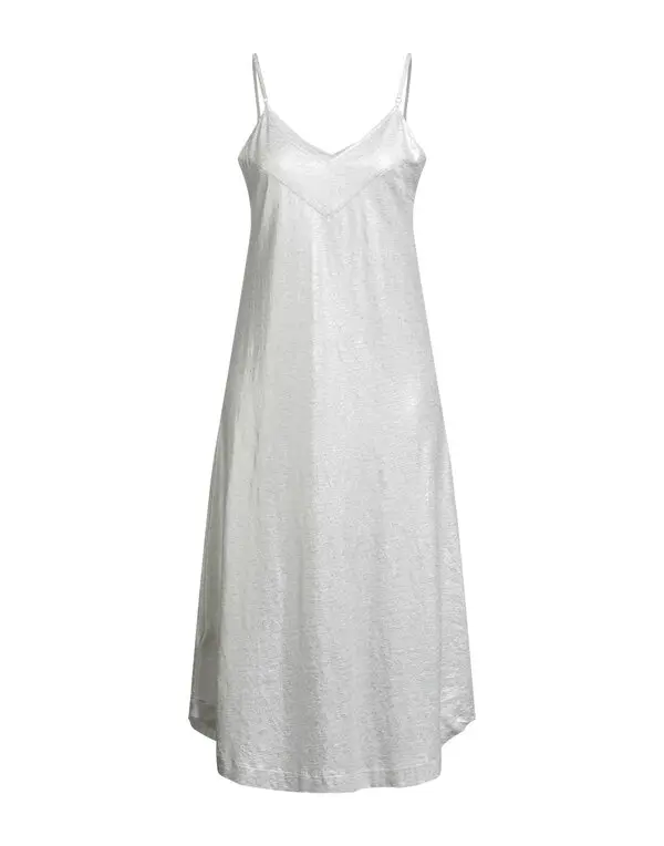 Majestic Filatures Light Linen Blend Midi Slip Dress