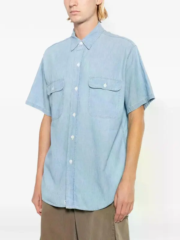 ORSLOW Short-sleeve Chambray Shirt