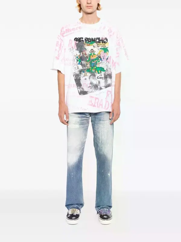 BETTER WITH AGE Tie-dye Graphic-print T-shirt