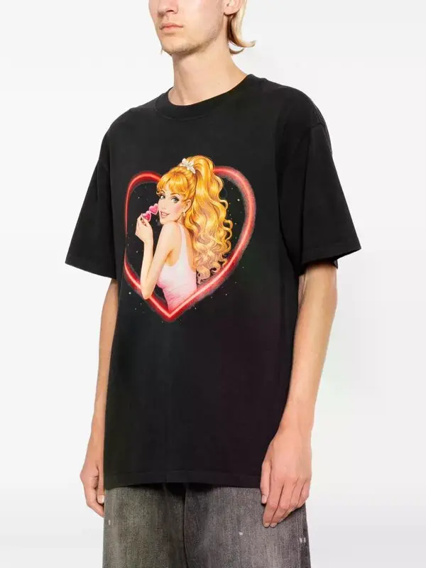 MELT Graphic-print T-shirt - Black