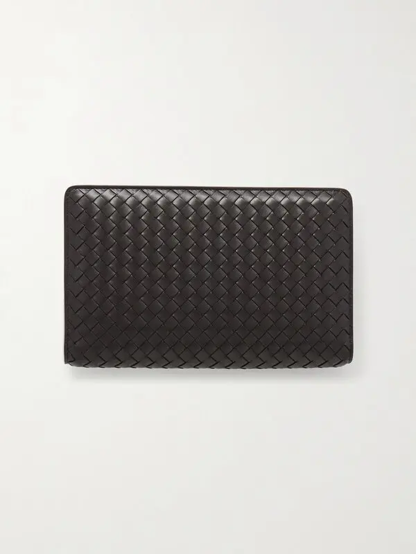Bottega Veneta Intrecciato Leather Pouch