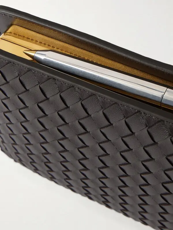 Bottega Veneta Intrecciato Leather Pouch