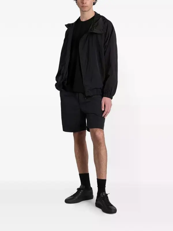 Attachment Elasticated-waistband Shorts - Black