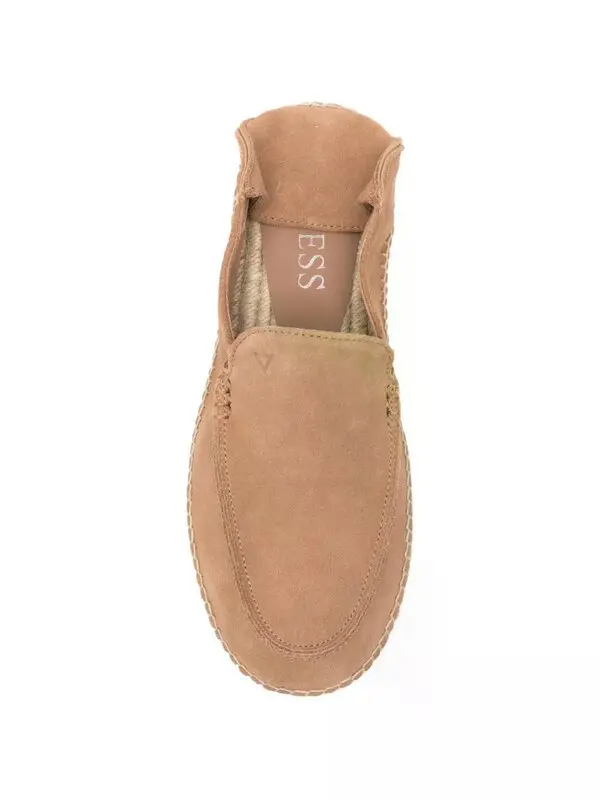 Guess Suede Espadrille Loafers - Neutrals