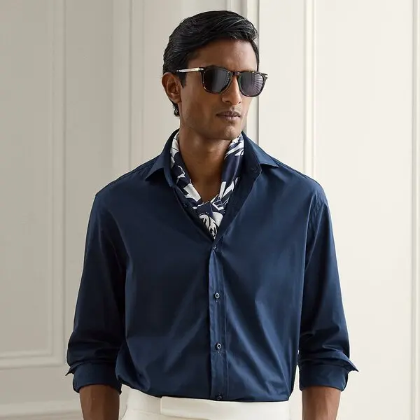 Ralph Lauren Poplin Shirt - Navy