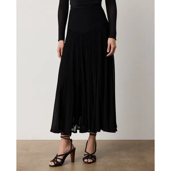 Ralph Lauren Celia Matte Ottoman Sweater Skirt