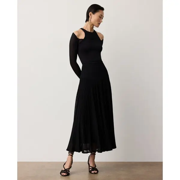 Ralph Lauren Celia Matte Ottoman Sweater Skirt