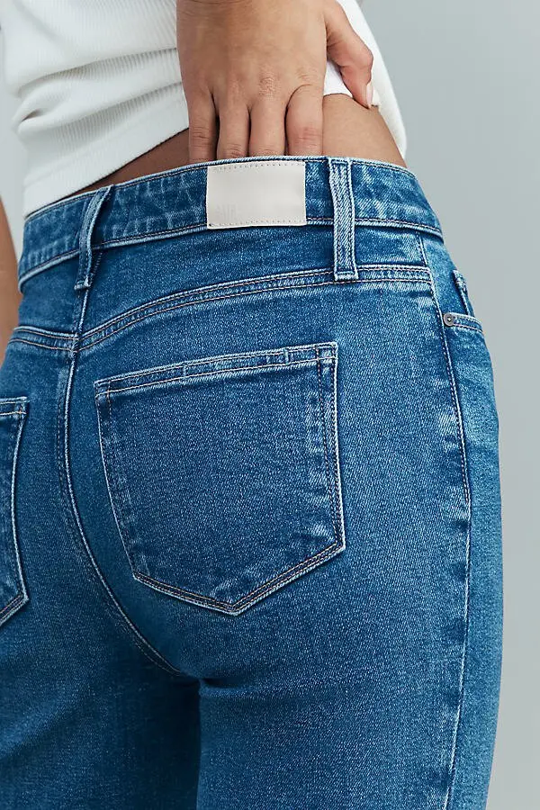 Paige Cindy High-rise Ankle Slim Straight Jeans - Saint Martin