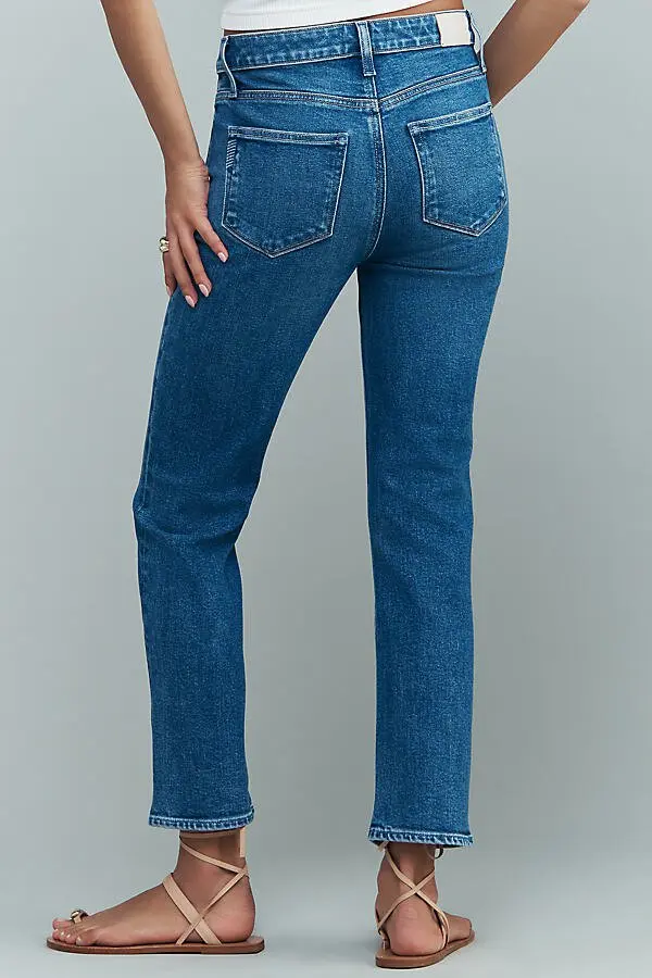 Paige Cindy High-rise Ankle Slim Straight Jeans - Saint Martin