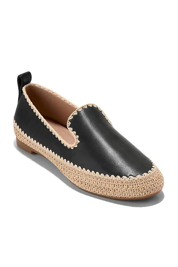 Cole Haan Asbury Espadrille Loafers - Black