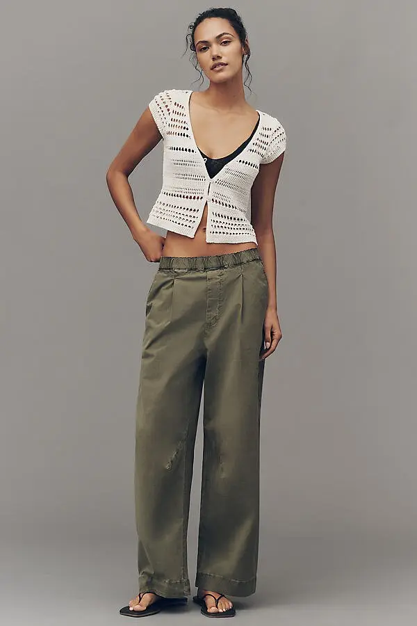 Anthropologie Vintage Foldover Pants