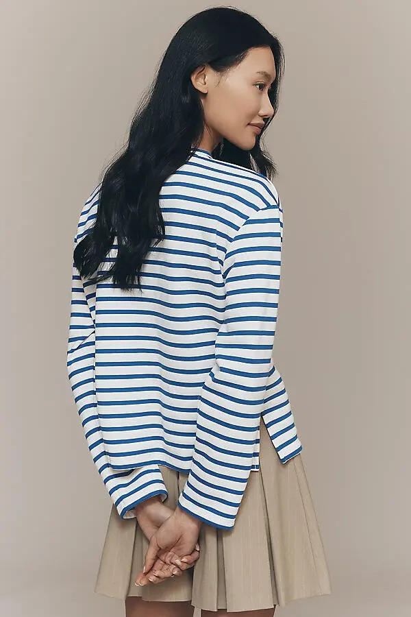 Endless Rose Embellished Striped Pullover