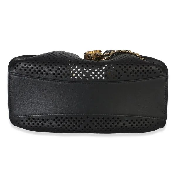 Chanel Perforated Calfskin Hobo Bag