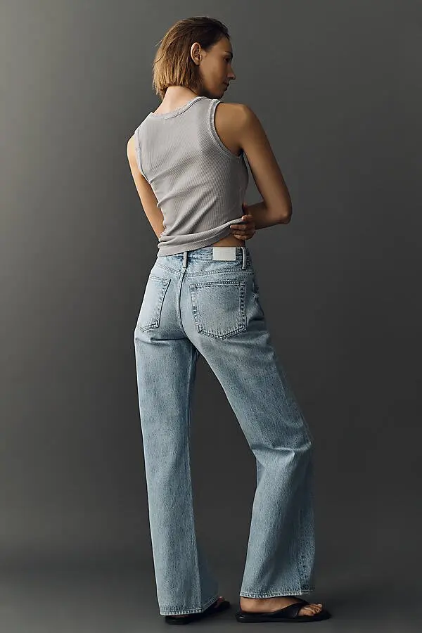 PISTOLA Larsen High Rise Relaxed Flare Jeans