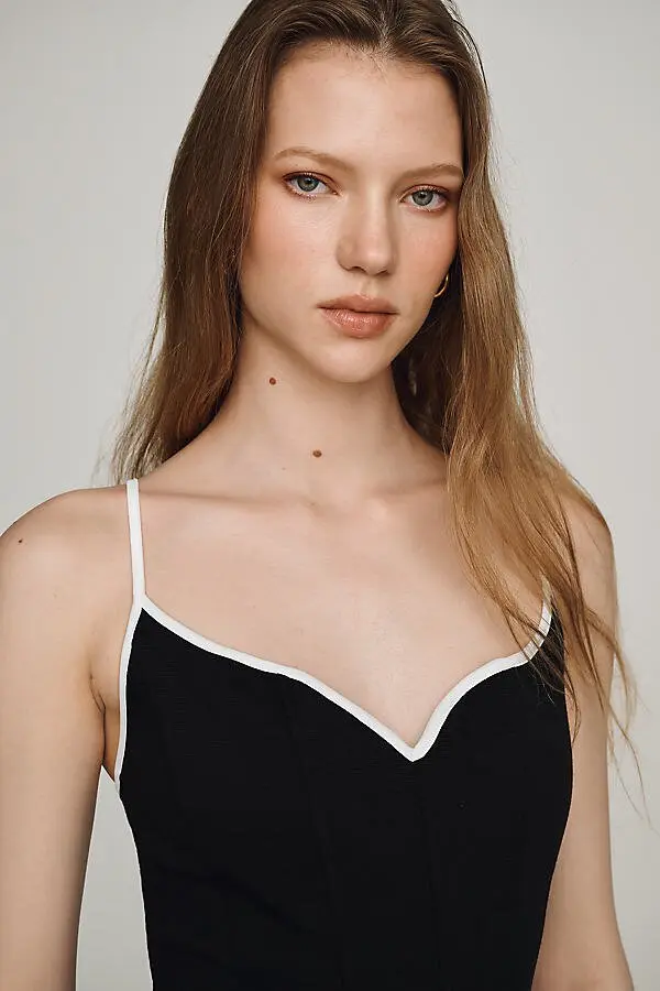 Anthropologie Drop-waist Midi Dress