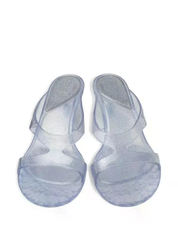 JIMMY CHOO Jelly Drop 50 Glitter Jelly Sandals