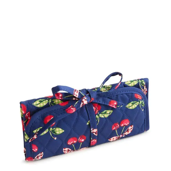 VERA BRADLEY Jewelry Roll - Blue