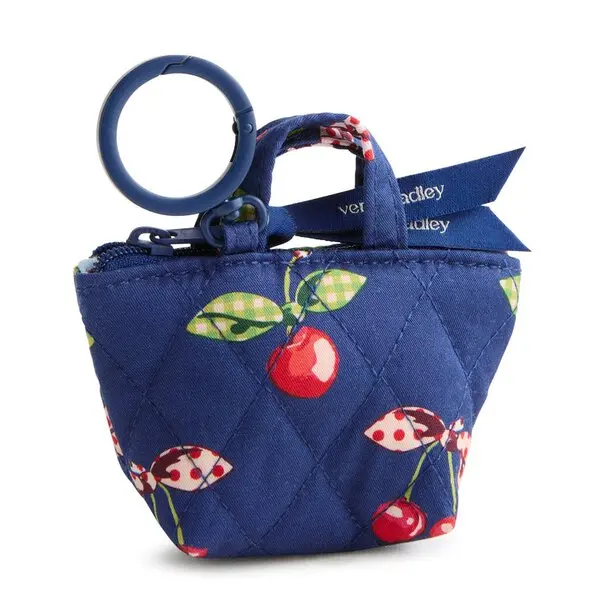 VERA BRADLEY Original Tote Bag Charm - Blue