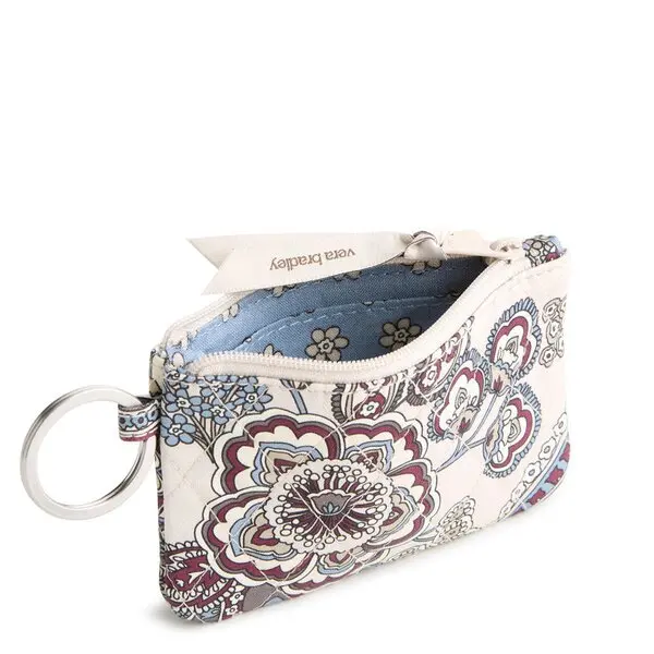 VERA BRADLEY Zip Id Case In Neutral Rhapsody - Purple
