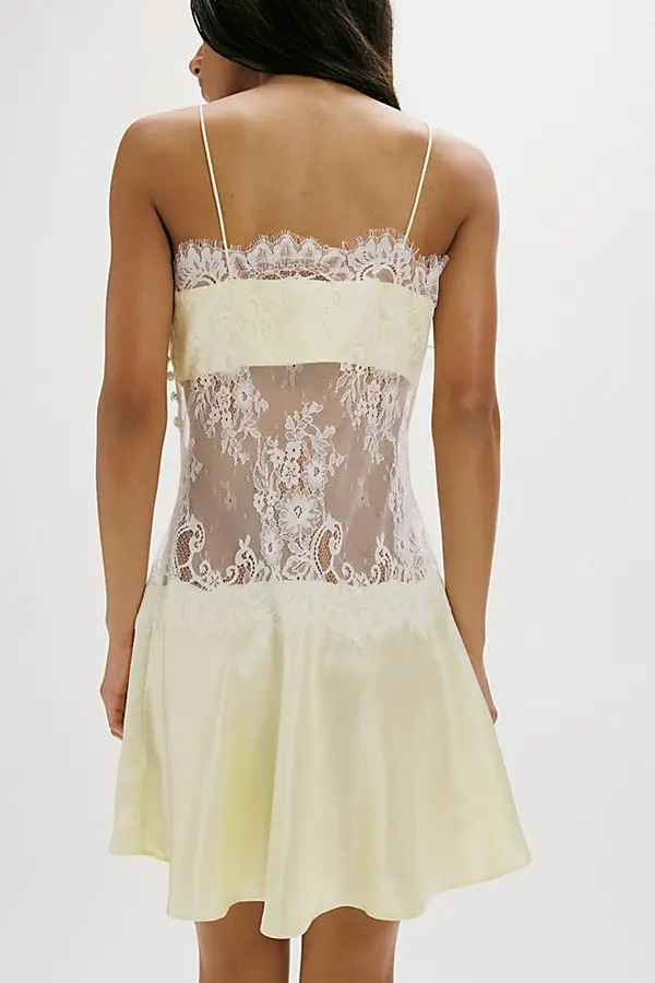 THIRD FORM Poetry Lace Mini Dress