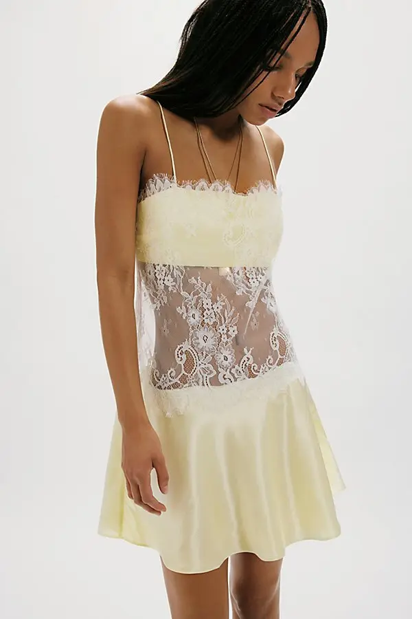 THIRD FORM Poetry Lace Mini Dress