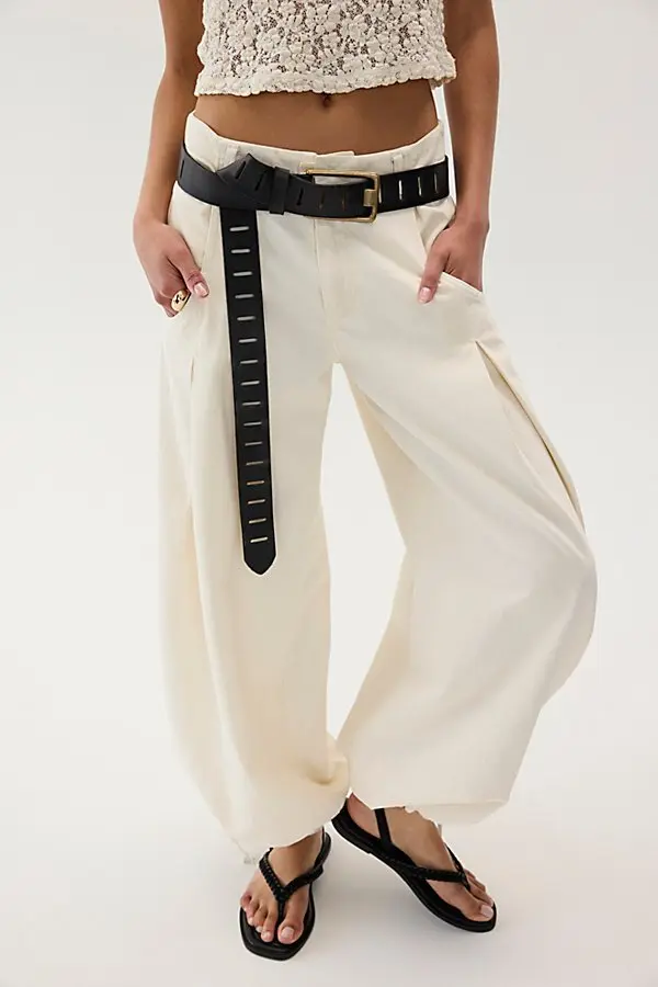 Free People We The Free Jona Extra Long Belt - Black