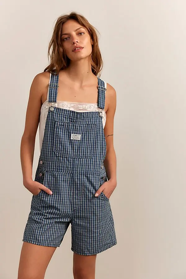 LEVI'S Utility Printed Shortalls