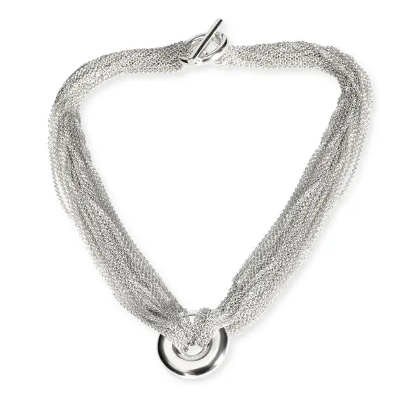 Tiffany & Co. Sterling Silver Multi-strand Circle Necklace