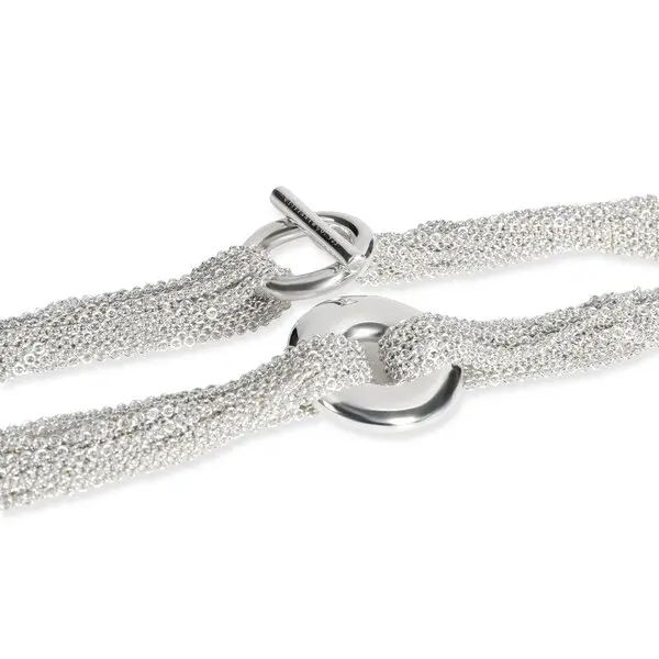Tiffany & Co. Sterling Silver Multi-strand Circle Necklace