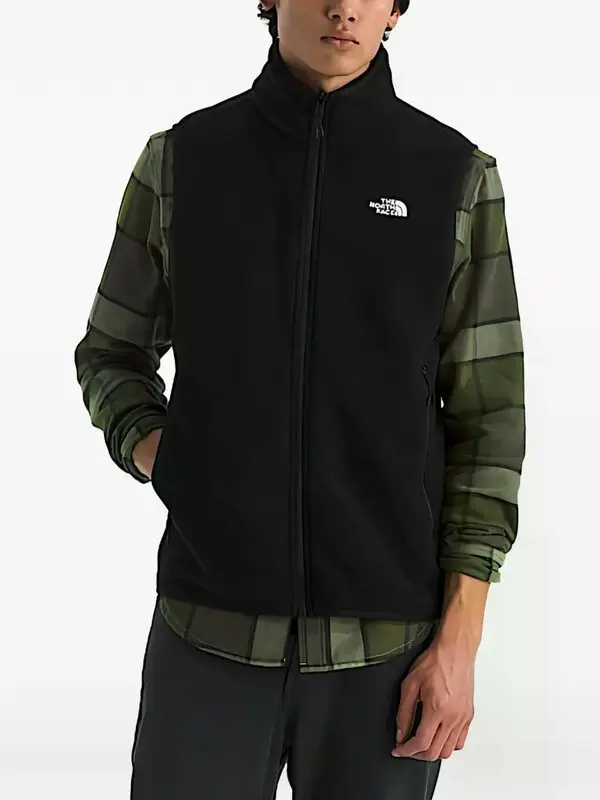 The North Face Zip-up Sleeveless Sweatshirt - Black