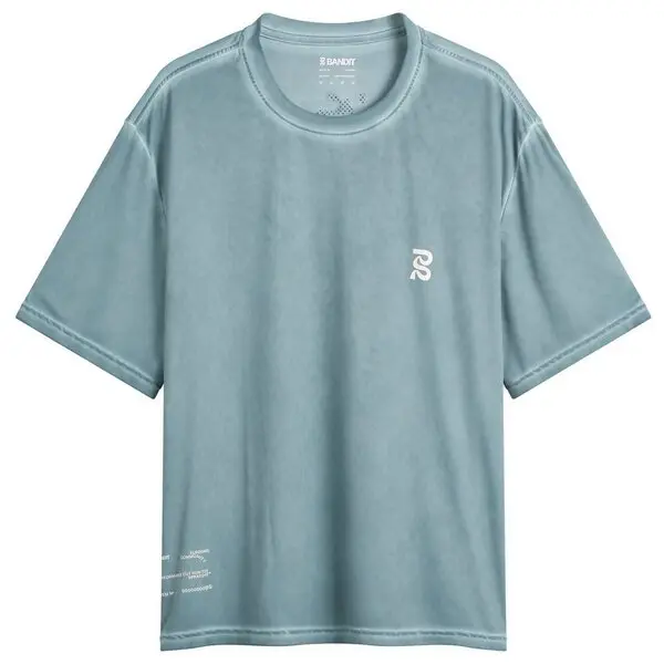 BANDIT Abbreviated Qmax T-shirt - Tranquil Blue