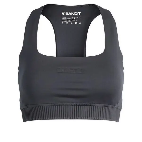 BANDIT Stamina™ Square Neck Bra - Bandit Black