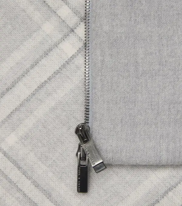 Paul & Shark Wool-silk Bomber Jacket - Grey