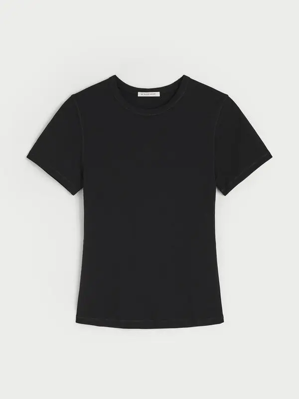 BY MALENE BIRGER Alicia Organic Cotton T-shirt - Black