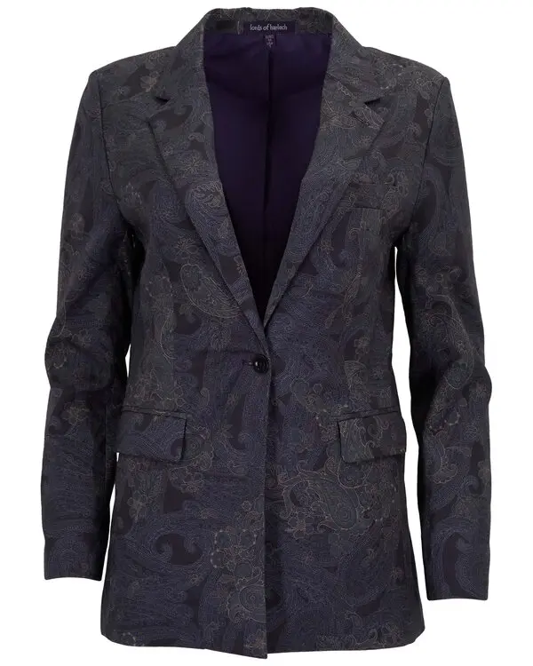 LORDS OF HARLECH Jane Paisley Tailored Blazer