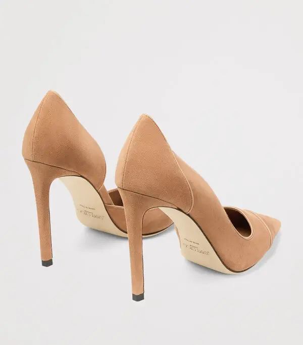JIMMY CHOO Brigitte 100 Suede Pumps