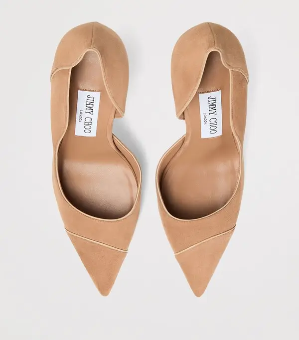 JIMMY CHOO Brigitte 100 Suede Pumps