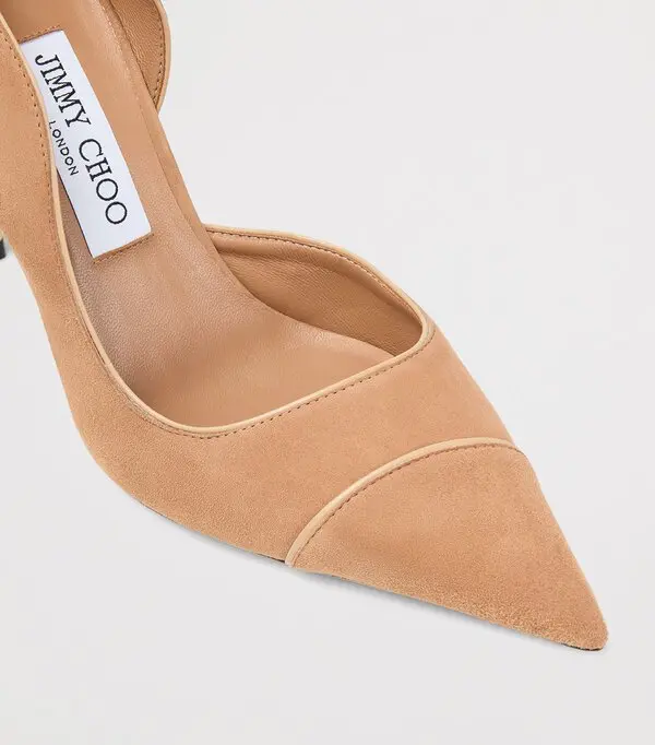 JIMMY CHOO Brigitte 100 Suede Pumps