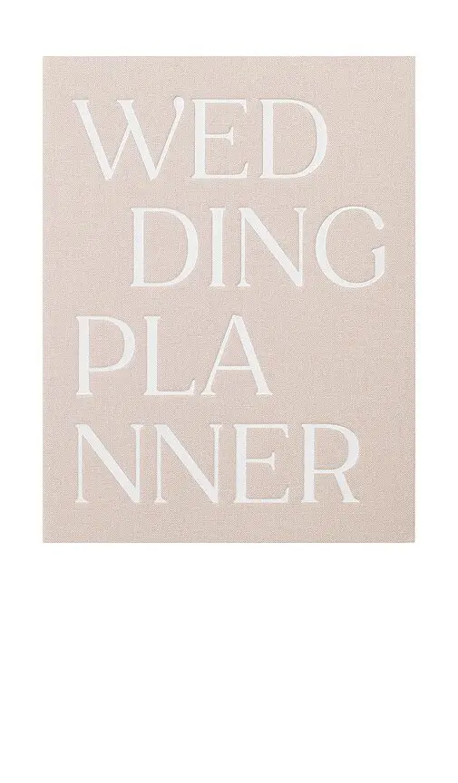 Papier Wedding Planner Binder Folio - Beige