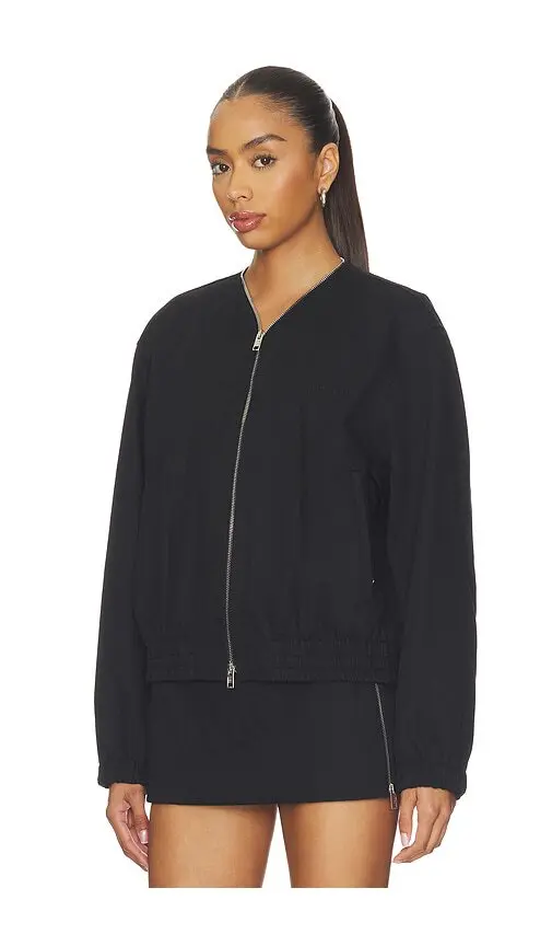 Alexander Wang Continuous Loop Zipper Coaches Jacket